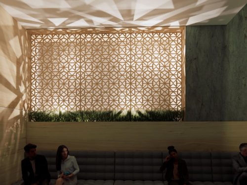 Backlit Acrylic Panels BARRISOL® MURAL Acoustic Indoor Backlit